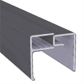 2 Part U-Channel Slate Grey | UPVC Shop