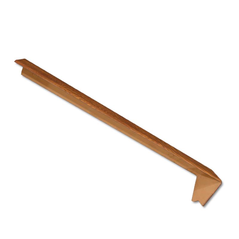 Square Fascia Corner Ext 135° 300mm Light Oak | UPVC Shop