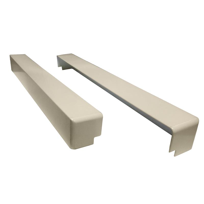 Square Fascia Corner Ext D/Ended 500mm Cream | UPVC Shop