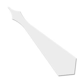 White 2D Roof Finial 300mm | UPVC Shop