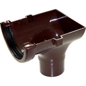 Hi-Cap Stop End Outlet (Brown) | UPVC Shop