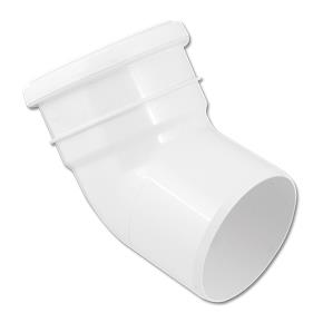 135 Soilpipe Bend Socket / Spigot White | UPVC Shop