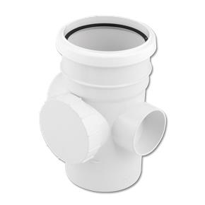 Access Pipe Socket / Spigot White | UPVC Shop