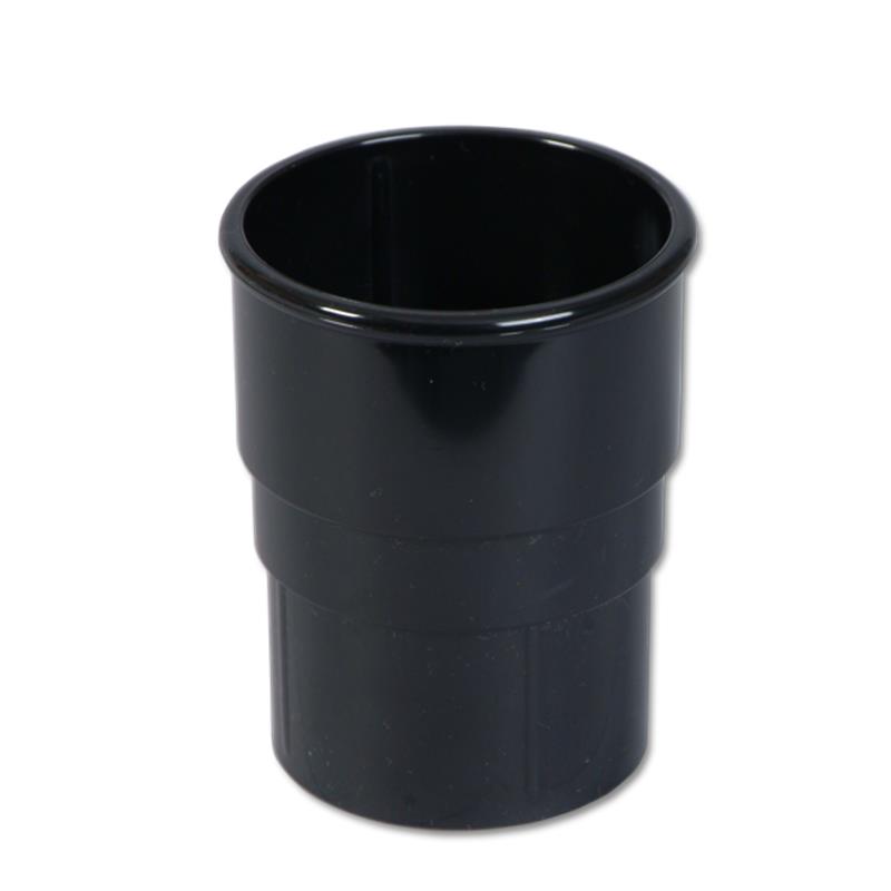 Round Downpipe Socket (Black) | UPVC Shop