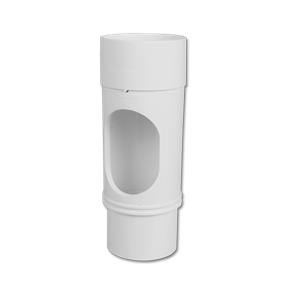 Round Downpipe Access Pipe (White) | UPVC Shop