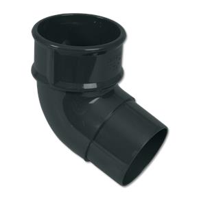 Round Downpipe Offset Bend 112° Anthracite Grey | UPVC Shop