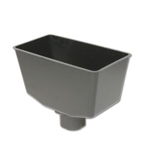 Square/Round Downpipe Hopper Head (Cast Iron Effect) | UPVC Shop
